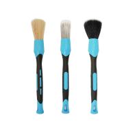 China Car Interior Detail Brush Set 3pcs PP Nylon Boar Hair for Air Vents Dashboards for sale