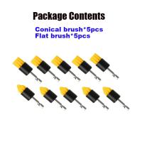 China Kitchen Cleaning Brush Set 10 Pcs Nylon PP Bristles for Narrow Gaps Durable Scrubber for sale