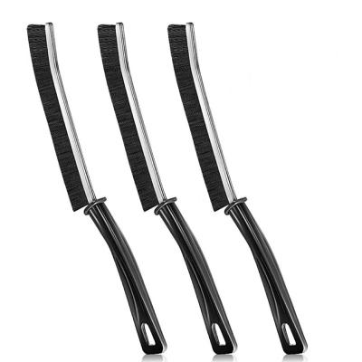 China 3PCS Mini Brush Set PP Stiffened Durable Cleaning Brush for Door Window Bathroom Kitchen Corner for sale
