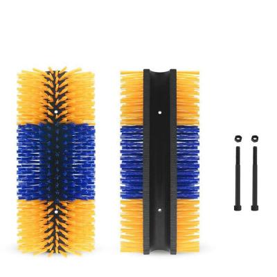 China Automatic Oscillating Cattle Body Brush Nylon Livestock Scrubbing Brush for Cow Horse Sheep for sale