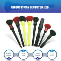 China PBT Soft Bristle Car Interior Dust Removal Brush 1000 Pieces MOQ Custom Size for sale