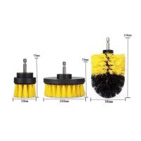 China Bathtub Electric Drill Cleaning Brush Kit PP Wire 4 Inch PP Handle for sale