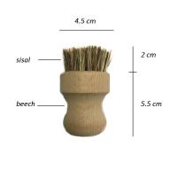 China Natural Beech Household Cleaning Brush 23.5cm for Kitchen Bottle Bowl for sale