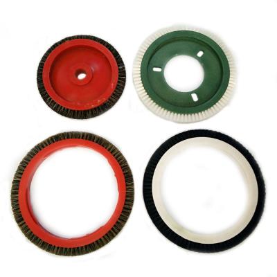 China Industrial Textile Machine Brush Hog Bristle 20cm Stenter Spare Parts Customizable for sale