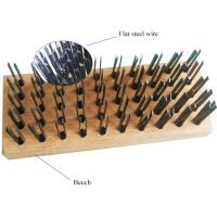 China Rust Removal Wooden Wire Brush Customize Accepted for sale