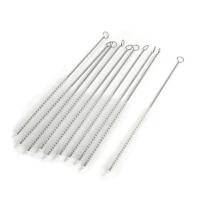 China Long Coated Wire Handle Long Pipe Cleaning Brush 16cm Nylon Pipe Brushes for sale