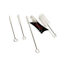 China Long Coated Wire Handle Long Pipe Cleaning Brush 16cm Nylon Pipe Brushes for sale