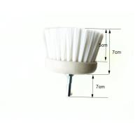 China 7cm Electric Drill Cleaning Brush Set white Bristle PP wire for sale