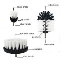 China Tub Tile Power Scrubber Electric Drill Brush Kit PP Wire 2in for sale
