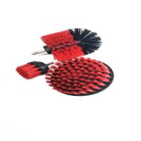 China Nylon Bristle Electric Drill Cleaning Brush Set 4inch Pp Handle for sale