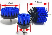 China Kitchen Cleaning Electric Drill Brush Set Floor Carpet Rotating 3.5in for sale