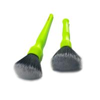 China Green Color Car Detailing Brush Kit 16cm Soft PBT Filament Set for sale