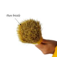 China Hog Hair Soft Bristle Car Cleaning Brush 19cm for Instrument Panel Detailing for sale