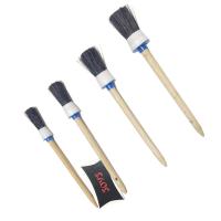 China Replaceable Brush Head 4 Pack Auto Detail Cleaning Brush Set PP Bristle for sale