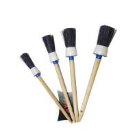 China Replaceable Brush Head 4 Pack Auto Detail Cleaning Brush Set PP Bristle for sale