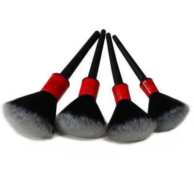 China Nylon Car Interior Cleaning Brushes Set 7 Piece PP Handle Detail Tool for Auto Detailing for sale