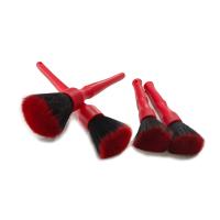 China Soft Bristle Custom Color Car Dust Cleaning Detailing Brush Set for sale