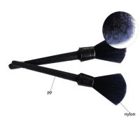 China Car Interior Air Conditioning Port Cleaning Brushes 2 Models Nylon PP Handle Custom Size for sale