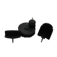 China PP Wire Electric Drill Cleaning Brush Set 6.5mm Hole 4 Piece Power Scrubber for sale
