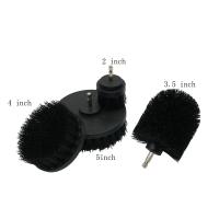 China 4 Pcs 3.5 Inch Car Wash Drill Brush Set for Cleaning Seats and Surfaces for sale