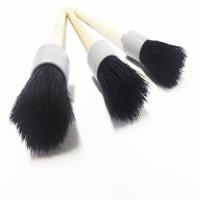 China 3 Piece Car Wash Air Outlet Cleaning Brush Set PP Wood Handle 30cm for sale