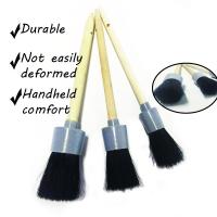China OEM Scratch Free Auto Detailing Brushes Interior Leather Trim Wheels for sale