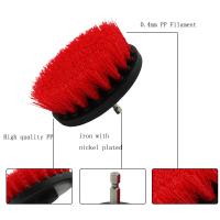 China Automatic Car Wheel Bathtub Cleaning Drill Brush 0.4mm PP Filament Electric Drill for sale