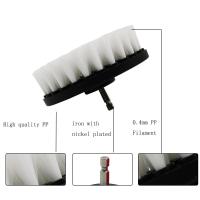 China Multifunctional Bathroom Electric Drill Cleaning Brush 5in PP Wire for sale