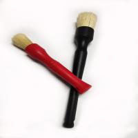 China Natural Boar Bristle Car Interior Detailing Brush 1000 Sets MOQ Custom Size for sale