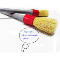 China Premium Boar Bristle Car Wheel Cleaning Brush 1000 Sets MOQ Custom PP Handle for sale