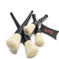 China Plastic Handle Car Interior Cleaning Brushes Boar Hair 16.5cm for sale