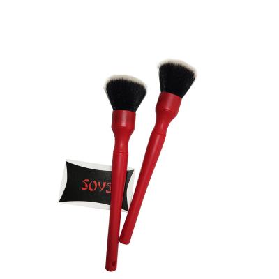 China Classic Fashion Cleaning Auto Tools High Efficiency Plastic Handle Car Brushes for sale