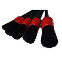 China Natural PP Hair Auto Car Detailing Brush Set 20cm 5 Pack Soft Bristles PET Corrugated for sale