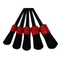 China Natural PP Hair Auto Car Detailing Brush Set 20cm 5 Pack Soft Bristles PET Corrugated for sale
