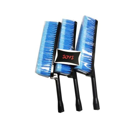 China Car Tire Cleaning Brush 24cm Flexible PP Bristles Wheel Scrub Tool for sale