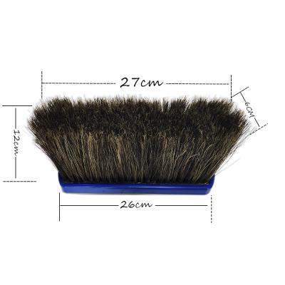 China Soft Water Flow Hog Hair Car Wash Brush 27cm Eco Friendly Custom Size for sale