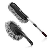 China Anti Static Soft microfiber car wash brush Long Extendable Handle for sale