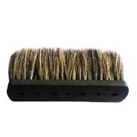 China Eco Friendly Hog Hair Car Cleaning Brush 29cm Very Soft Long Bristle Wooden Handle for sale