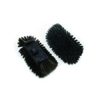China Hog Hair Car Cleaning Brush 34cm Eco Friendly PBT Bristle PP Handle for sale