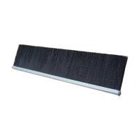 China Waterproof PVC Nylon Door Bottom Brush Strip 10mm Windproof Window Seal Strip for sale