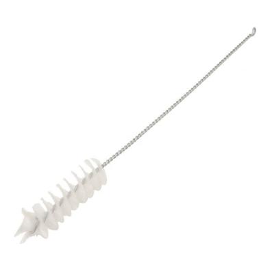 China Stainless Steel Long Pipe Cleaning Brush 15.5cm Nylon Tube Brush for Household Use for sale