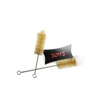 China Round Copper Wire Long Pipe Cleaning Brush 15cm 20cm Eco friendly for sale