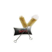 China Round Copper Wire Long Pipe Cleaning Brush 15cm 20cm Eco friendly for sale