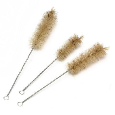China 13.5cm Nylon Tube Cleaning Brush 304 Stainless Steel Water Filter Pipe Brush for sale