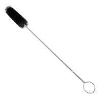 China Black Stainless Steel Long Wire Brush Pipe Cleaner 20.5cm Cotton Nylon for sale