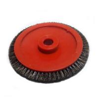 China Hog Hair Nylon Wheel Brush 159mm Brass Wire for Textile Machine Stenter Brush for sale