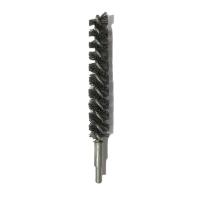 China 16cm Long Handle Pipe Cleaning Brush Steel Wire Nylon Tube Brush for 20-50mm Pipes for sale