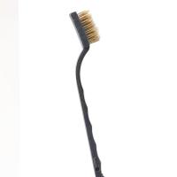 China Durable Brass Nylon Stainless Toothbrush 26.5cm Length Customized for sale