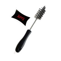 China Stainless Steel Brass Wire Tube Cleaning Brush 27cm Industrial Spiral Brush for Polishing Rust Removal for sale