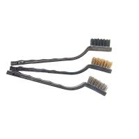 China Flexible Mini Brass Stainless Steel Wire Brushes 26.5cm Nylon PP Materials for sale